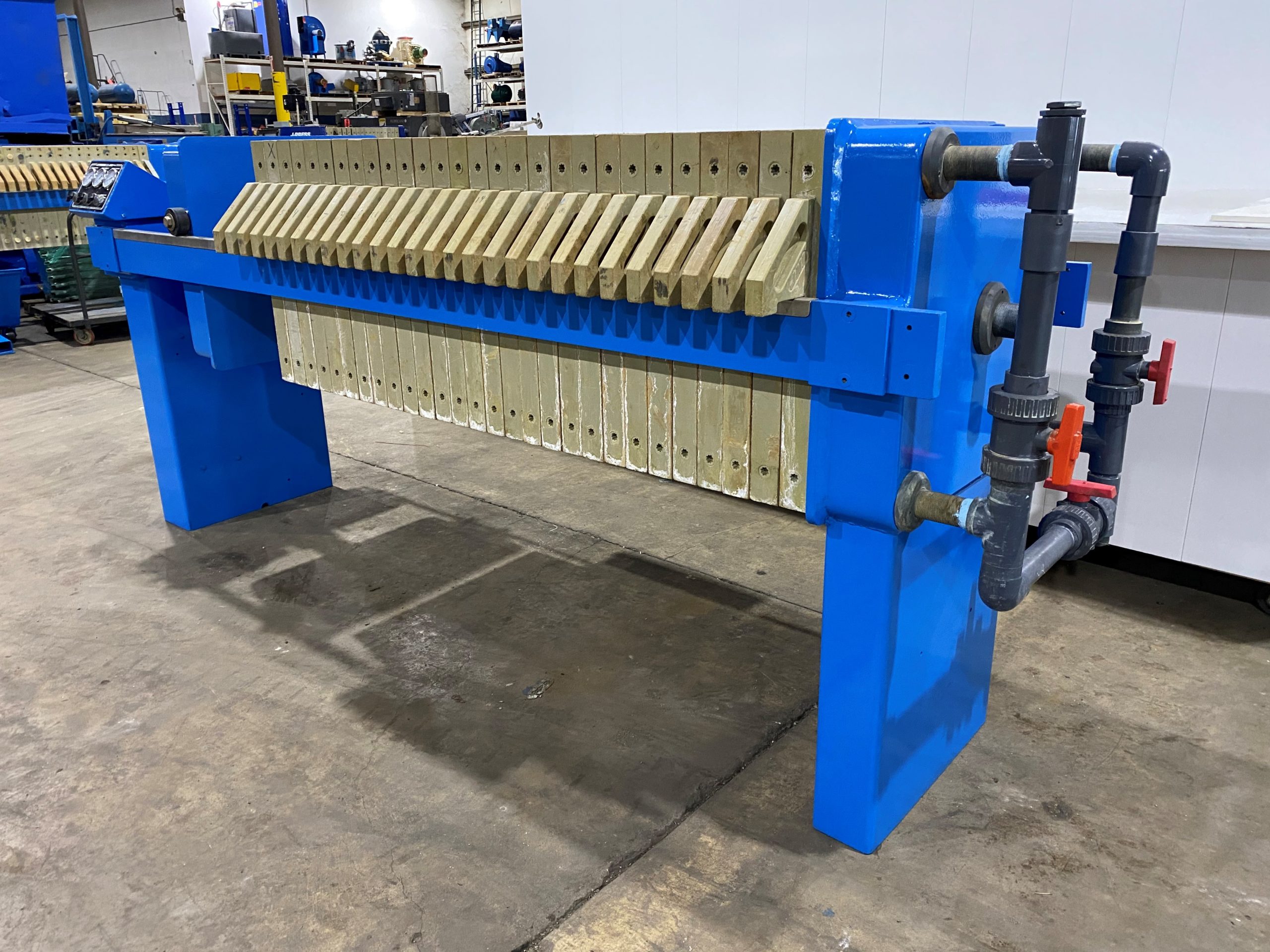 Used Filter Press – JWI 9 Cu’ Air Over Hydraulic Filter Press FP2419 ...