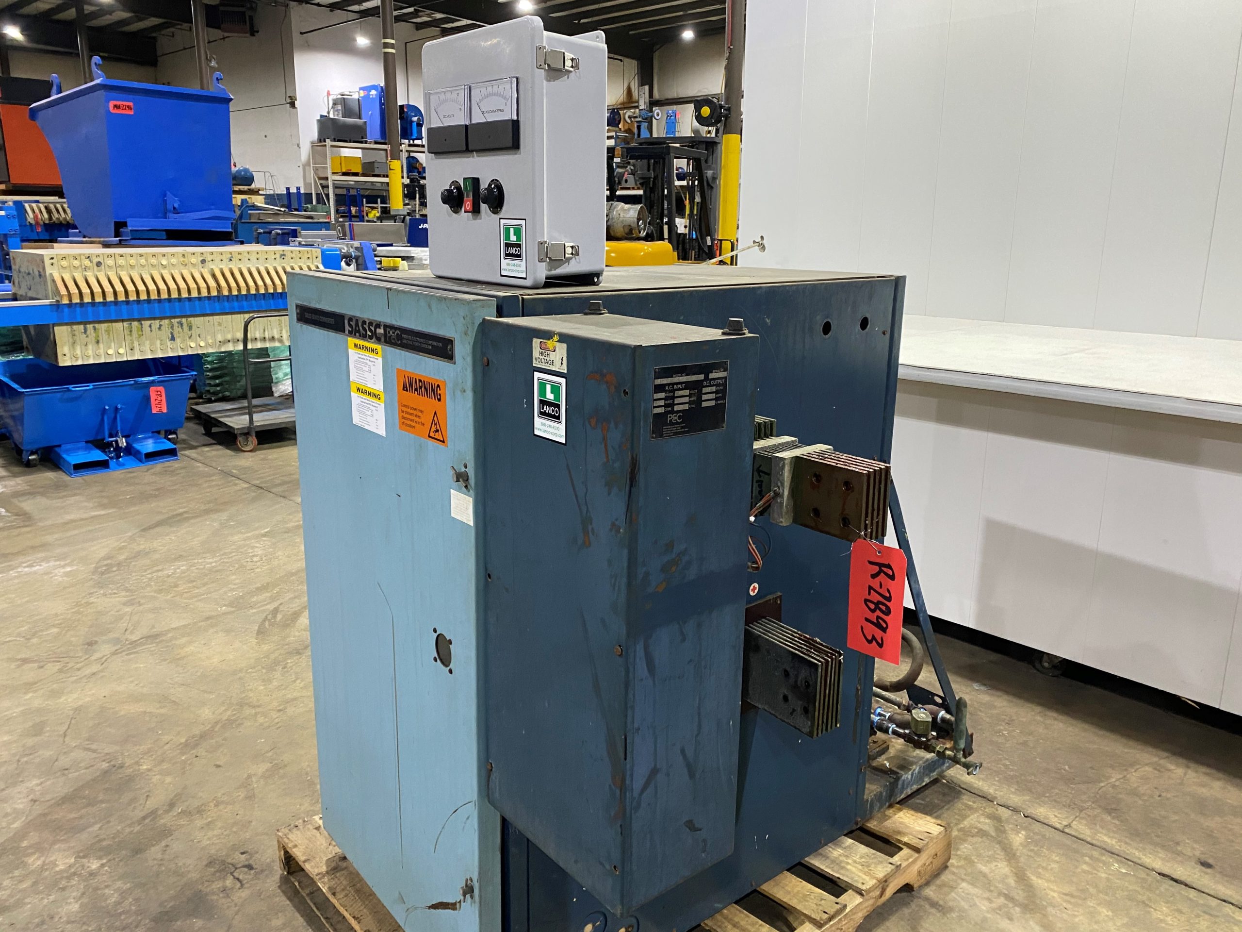 6000 Amp SASSC 12 Volt Rectifier R2893- Used Rectifiers | Ronatec