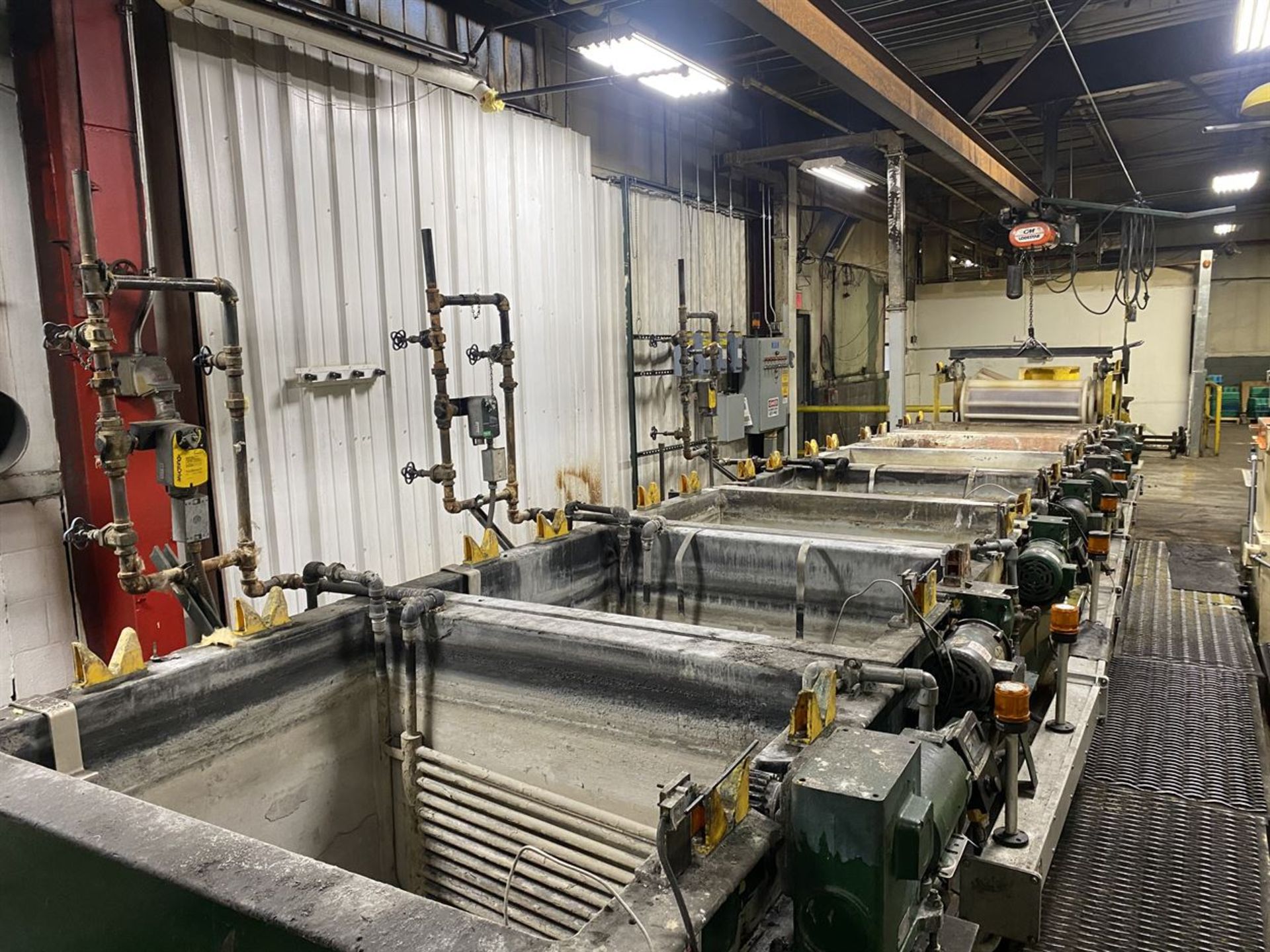 Used Plating Line – 7 Station Black Oxide Barrel Plating Line PL2138 ...
