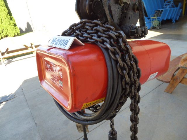 Used Hoist – CM Valustar 1 Ton Chain Hoist H2109-Hoists | Ronatec