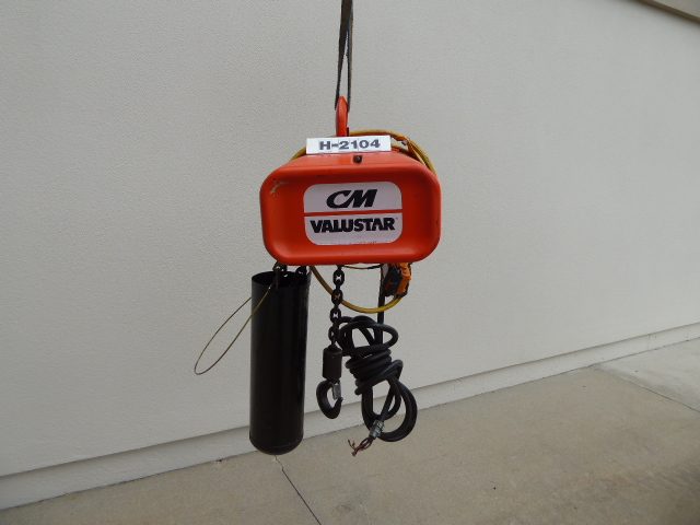Used Hoist – CM Valustar 1 Ton Chain Hoist H2104-Hoists | Ronatec