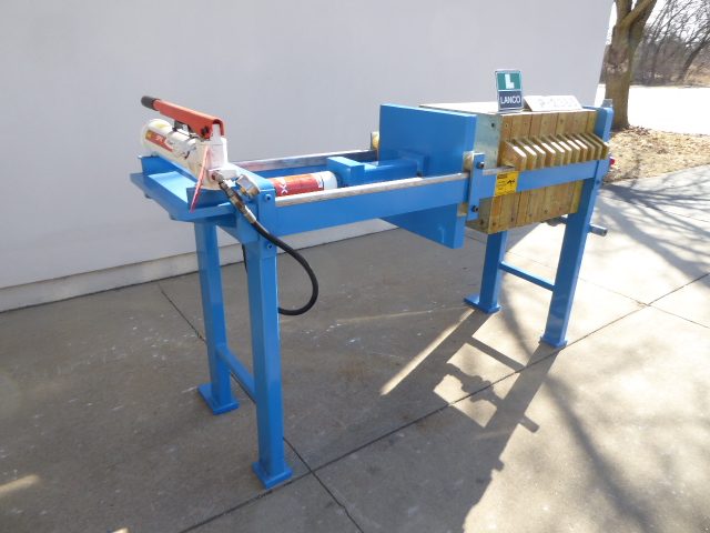 Met-Chem 2 Cu’ Expandable To 3 Cu’ Manual Hydraulic Filter Press FP2385 ...