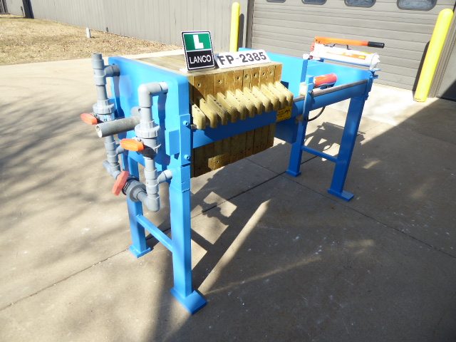Met-Chem 2 Cu’ Expandable To 3 Cu’ Manual Hydraulic Filter Press FP2385 ...