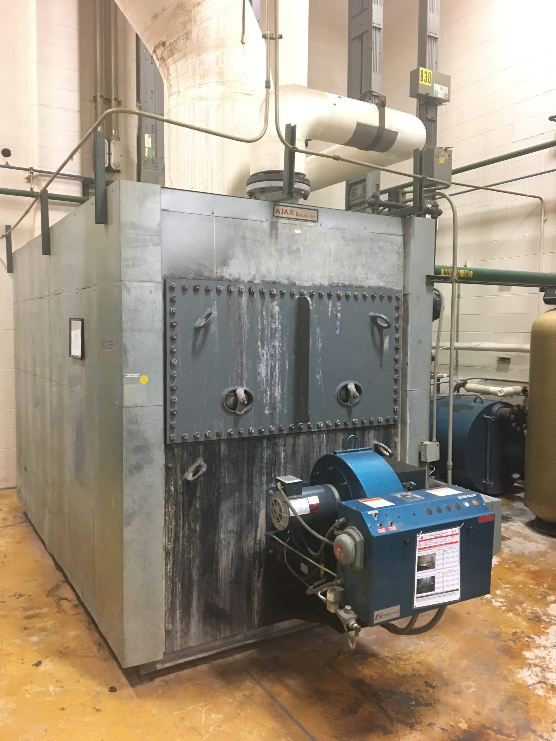 Used Boiler – Ajax 155 HP 6500000 BTU Natural Gas Boiler BL2044-Boilers ...