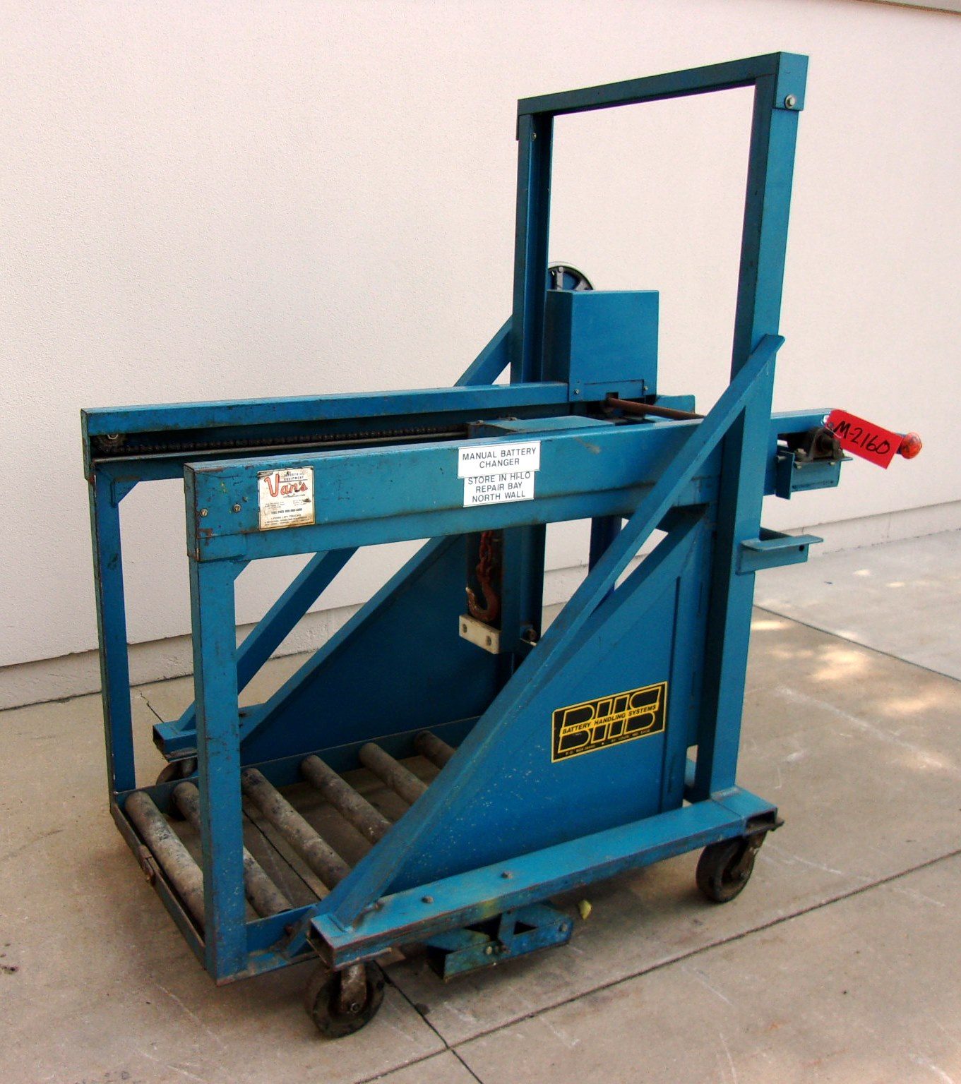 Battery Handling Systems Model BTC-24MPP Battery Transporter FL2009 ...