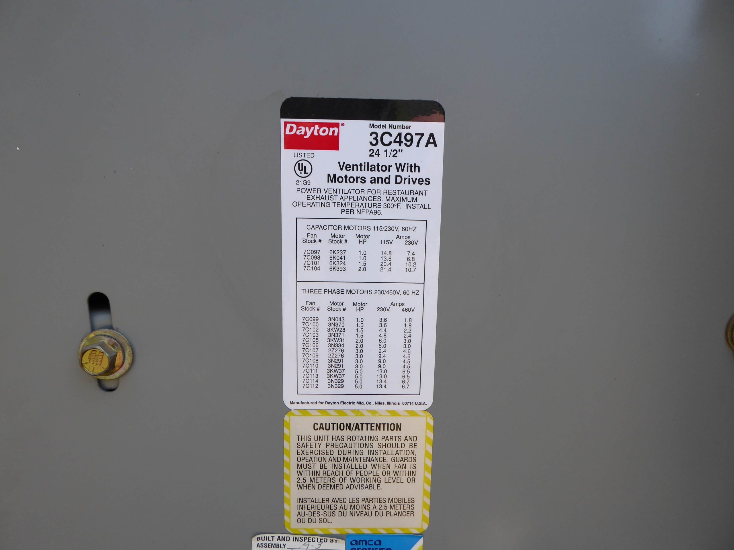 Dayton 5 HP Exhaust Blower EB2333 | Ronatec